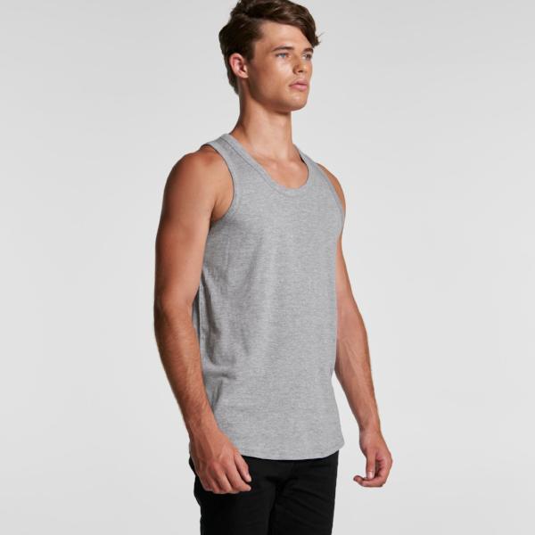 Mens Authentic Singlet Tee (AS Colour) - Createe-Print